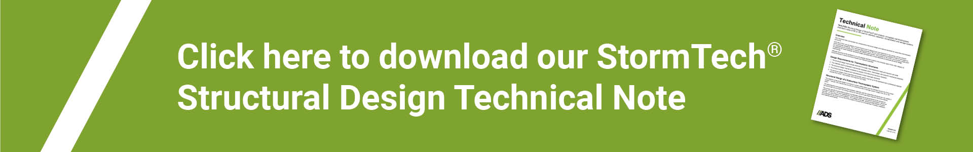 ADS Pipes | StormTech | The hidden art of stormwater management